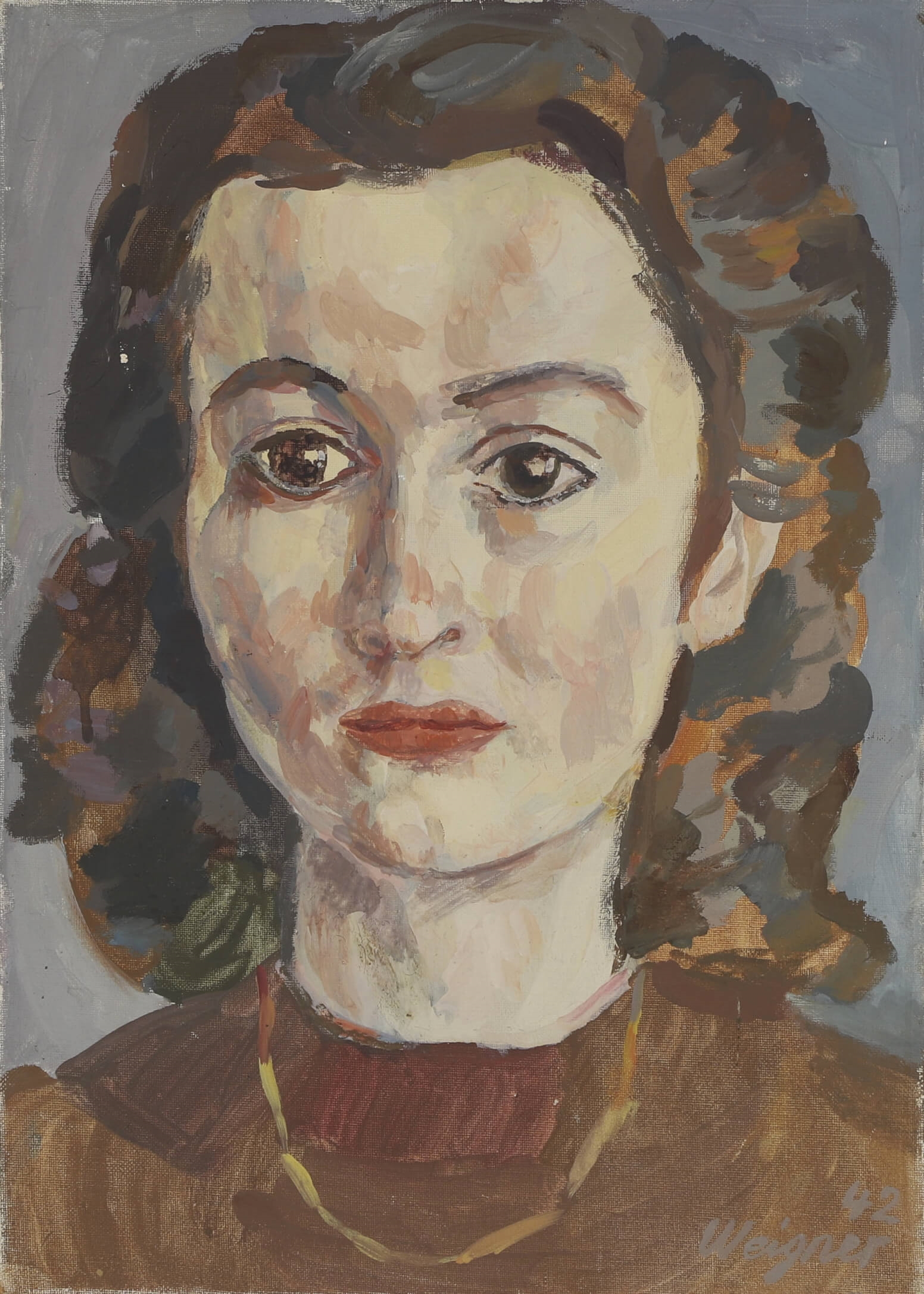 Frédéric Weigner | Portrait de femme | MutualArt