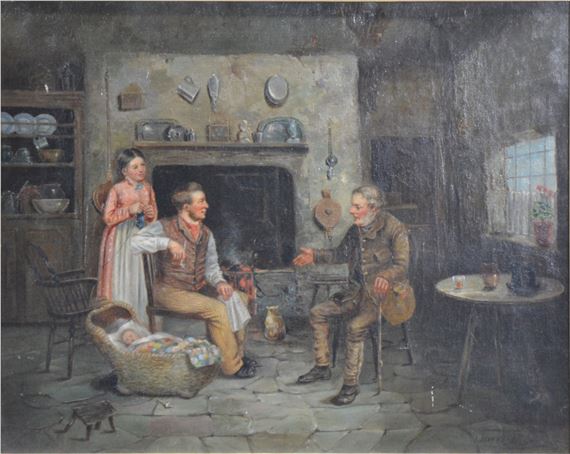 Henry Wright Junior | A fireside story | MutualArt