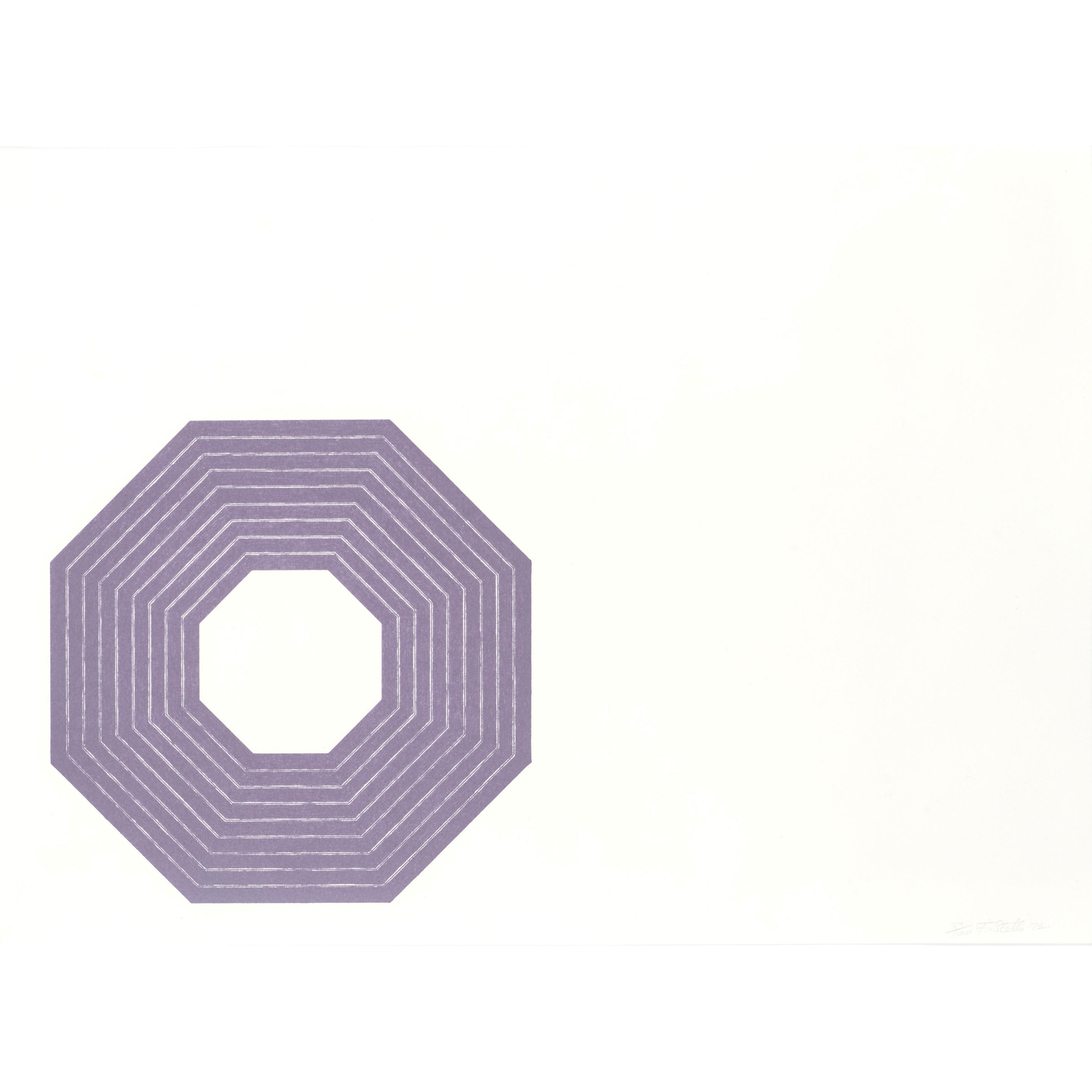 Frank Stella | Sidney Guberman, from Purple Series (1972) | MutualArt