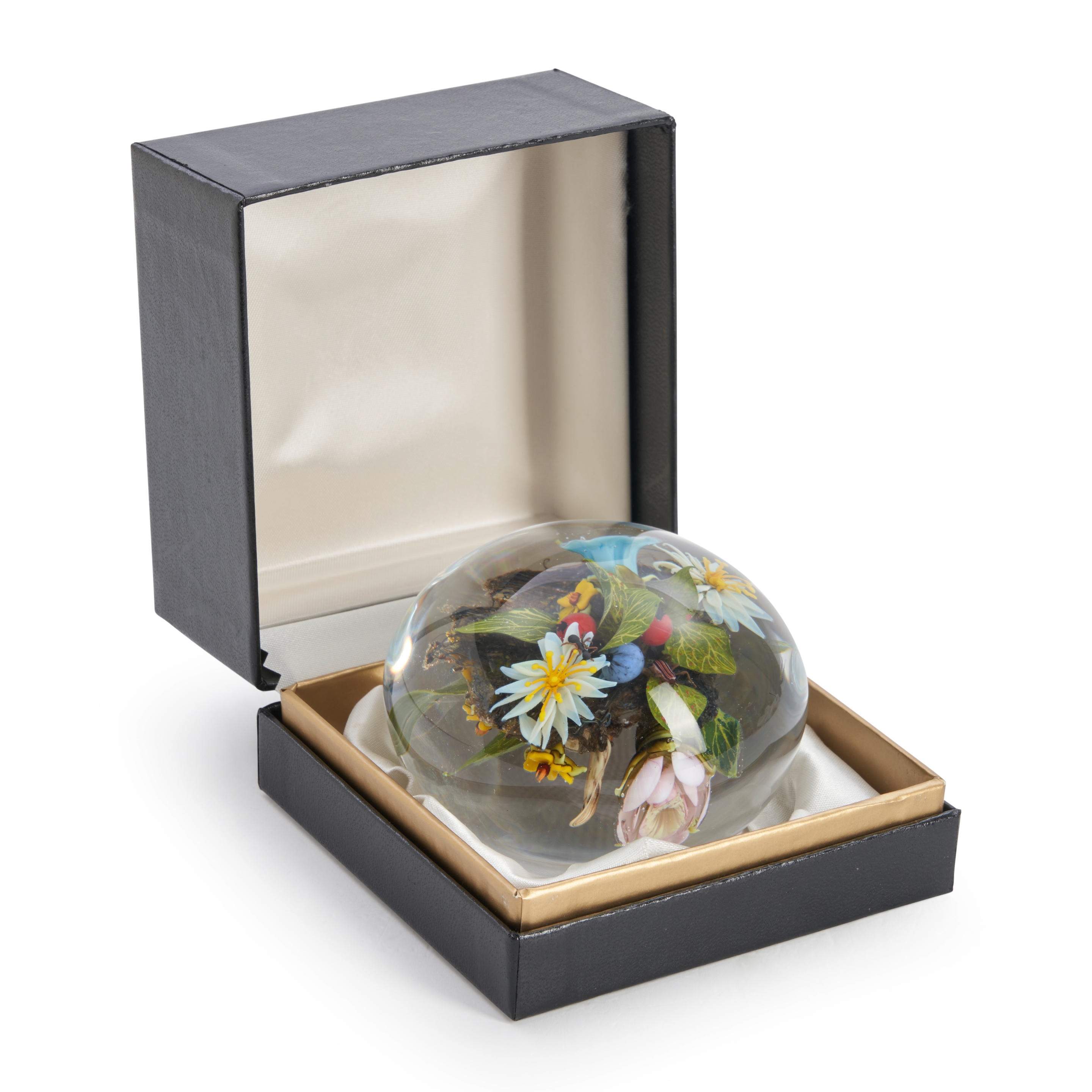 Paul Stankard | Botanical Paperweight with Root Person, (2000) | MutualArt