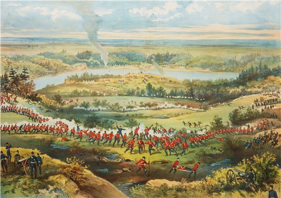William Daniel Blatchly | Two views: The Battle of Batoche and The ...