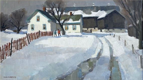 Thomas Keith Roberts | The White Farmhouse | MutualArt