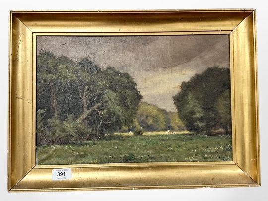 Arthur Nielsen | Arthur Nielsen : Figures in a glade | MutualArt