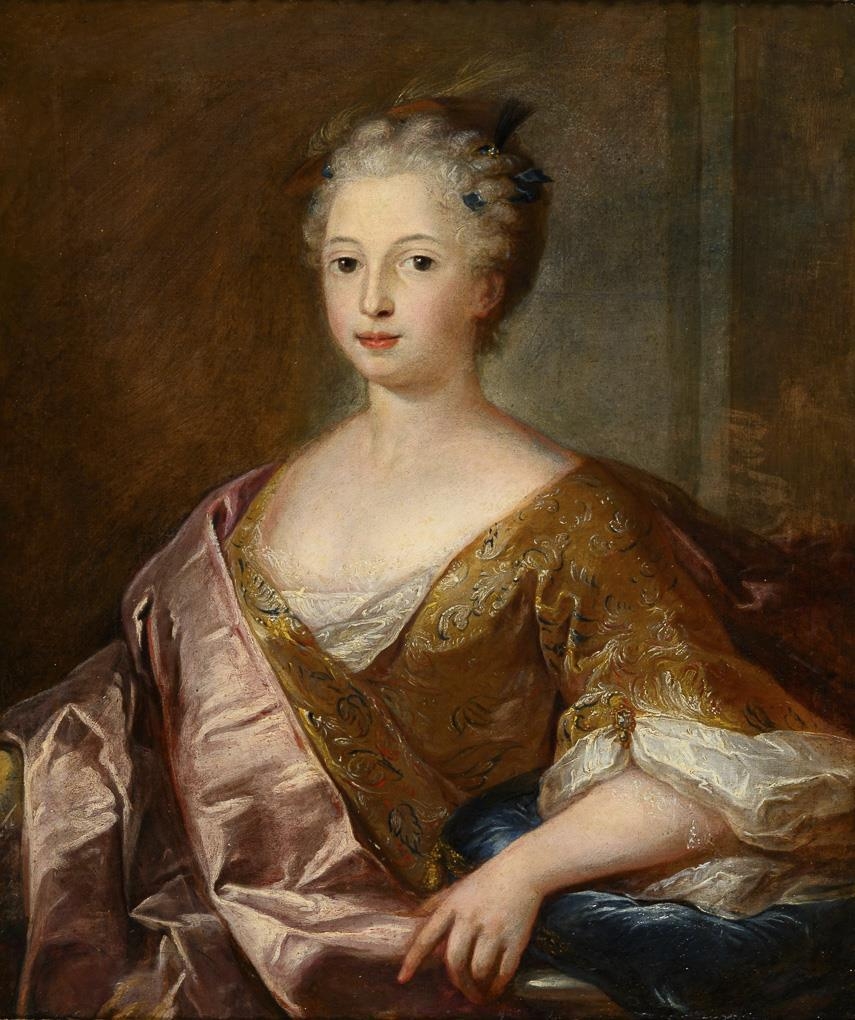 Jean-Marc Nattier | Rococo portrait of a young woman | MutualArt