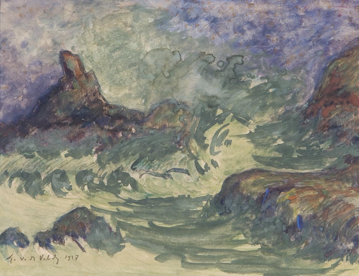 Henry Velde | Landscape at Kalmthout (1889 - 1890) | MutualArt