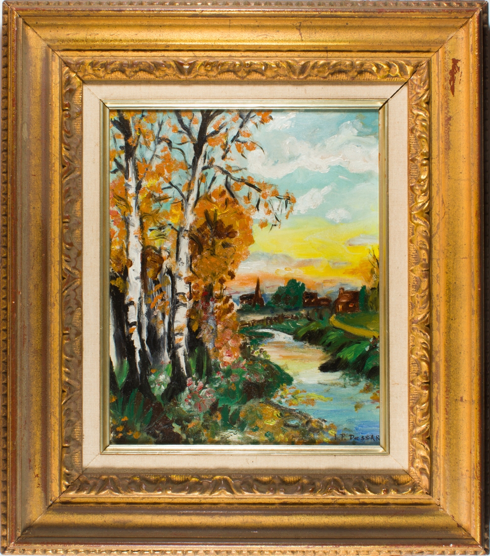 Louis Paul Dessar | Pastoral Landscape | MutualArt