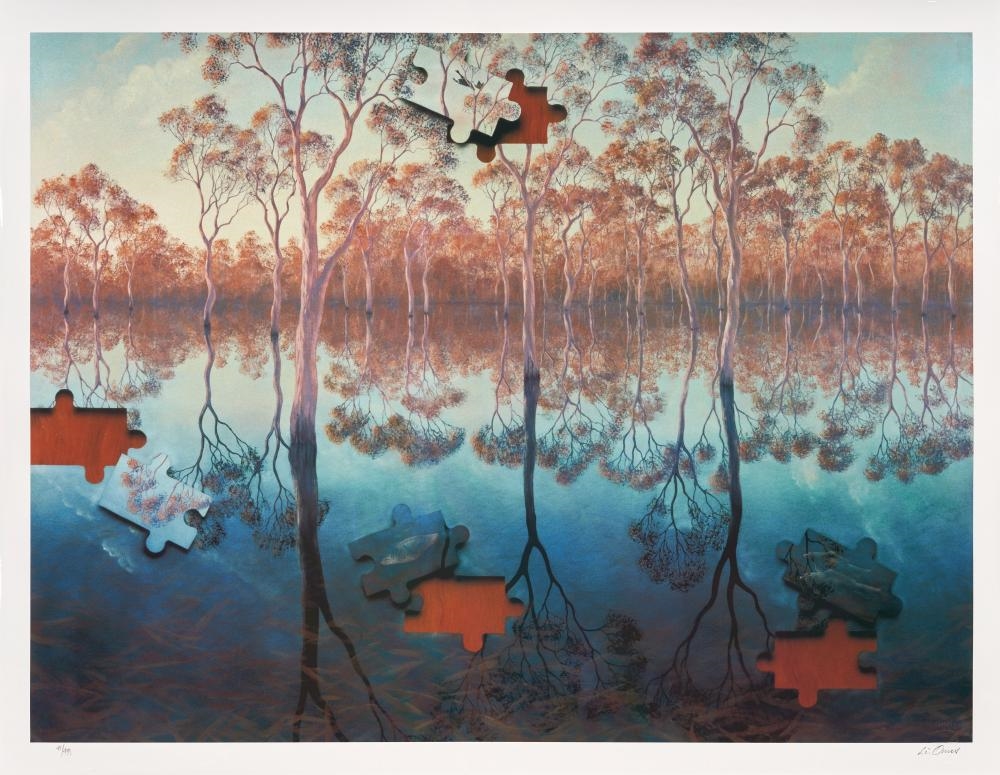 Lin Onus | LIN ONUS (1948 - 1996) Barmah Forest, 1994 archival pigment ...