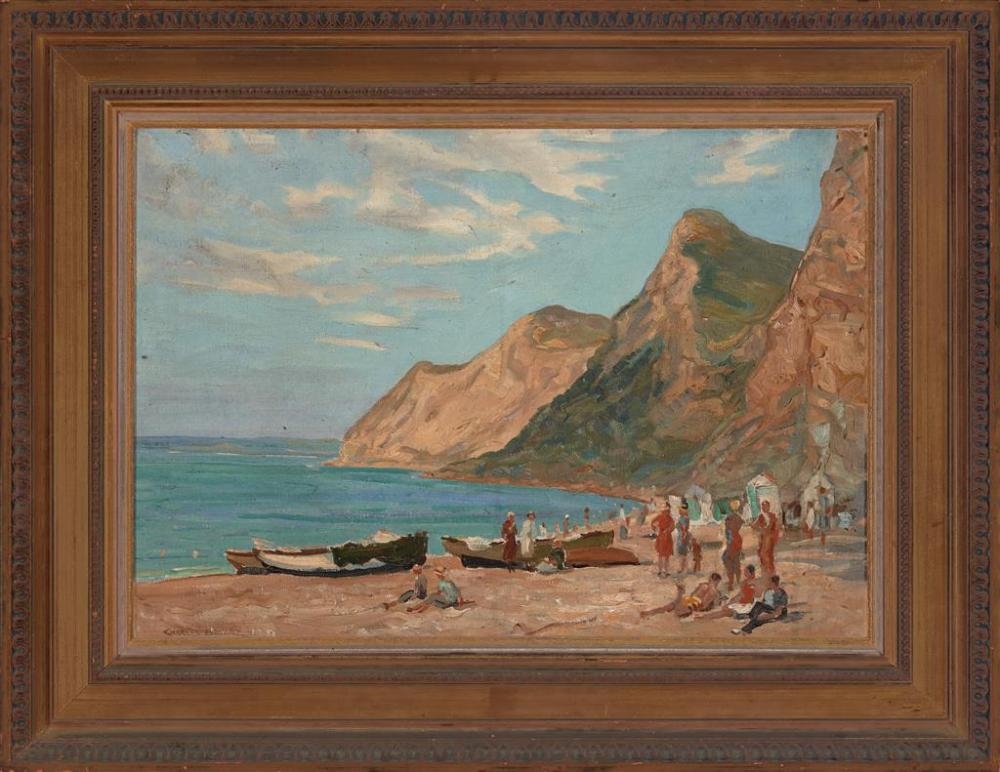 Charles Bryant | CHARLES BRYANT (1883 - 1937) Dorset Coast oil on ...
