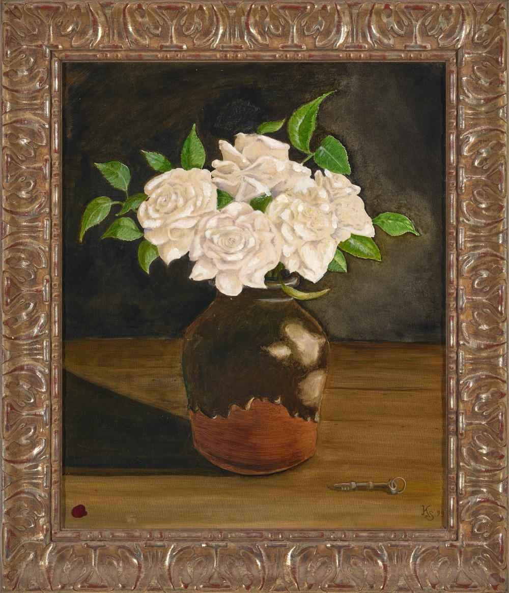 Kate Shea | White Roses in Vase, 1999 (1999) | MutualArt