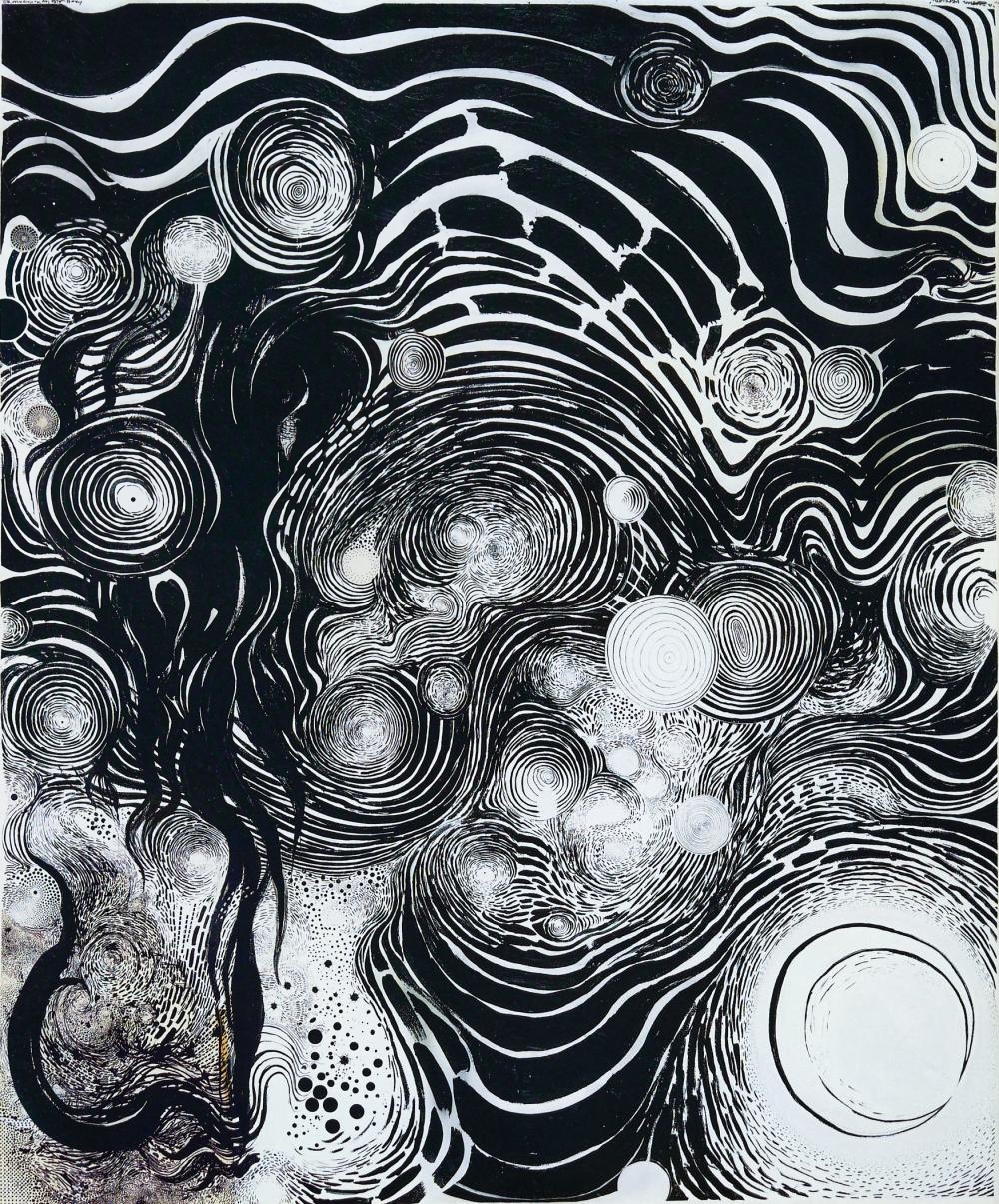 Brett Whiteley | BRETT WHITELEY (1939 - 1992) - Starry Night decorative ...