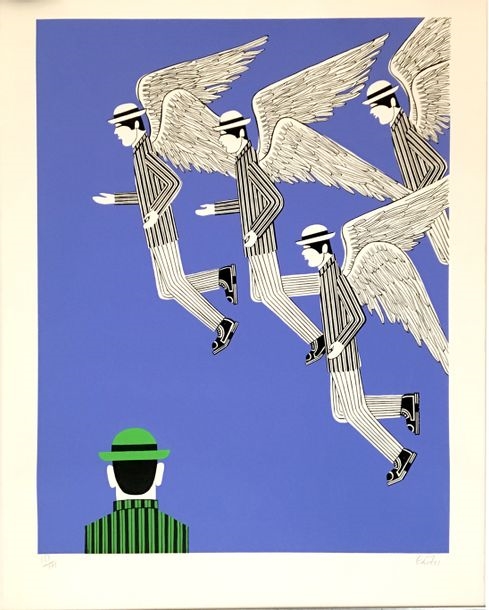 Yannis Gaïtis | Flying Men, circa 1970 (Circa 1970) | MutualArt
