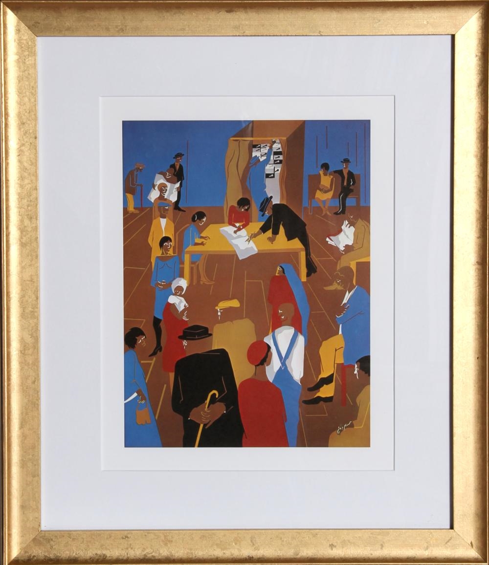 Jacob Lawrence | Artist's and Model's Ball, #1 (1950 - 1960) | MutualArt