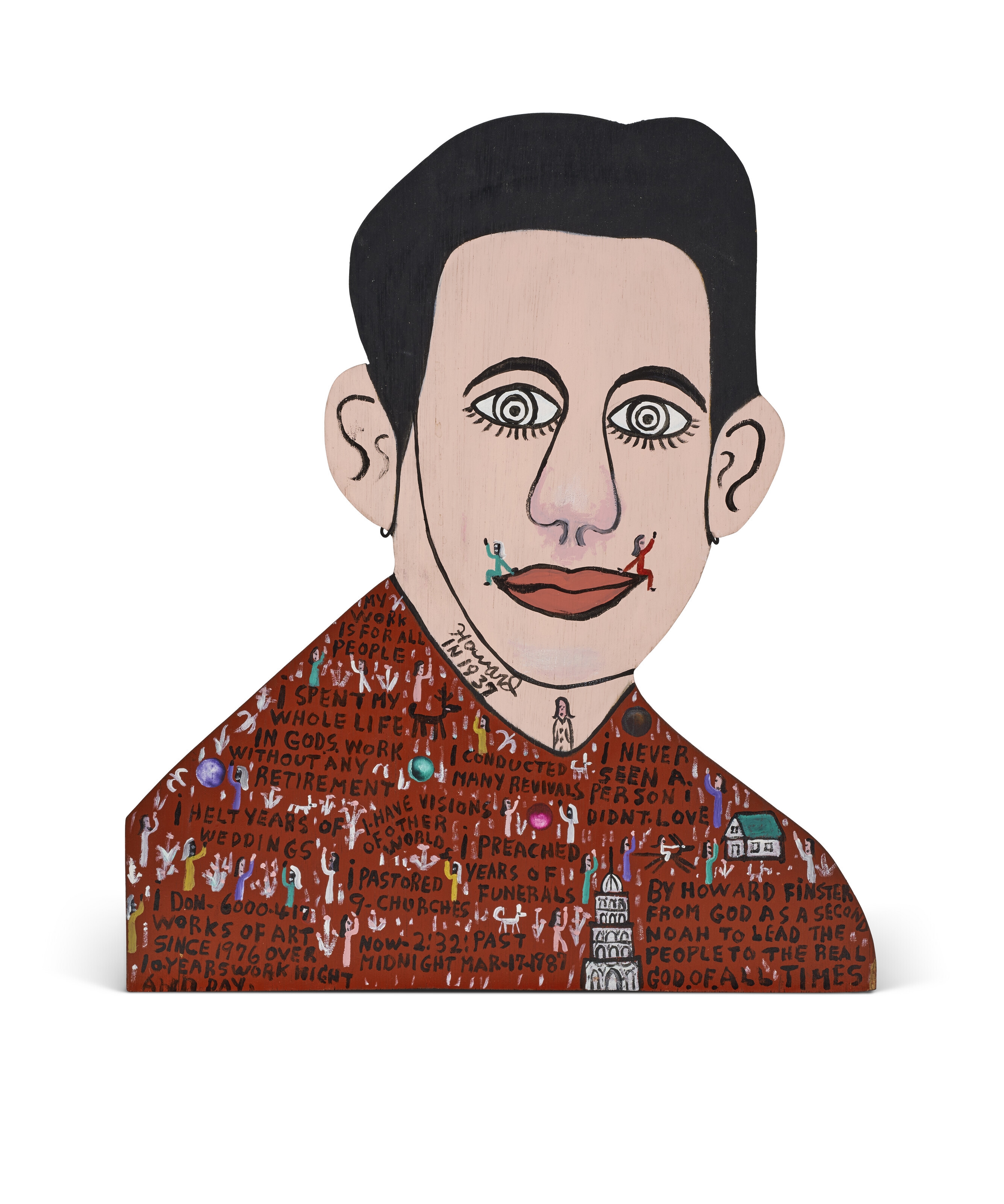 Howard Finster | Abigrilla (1987) | MutualArt