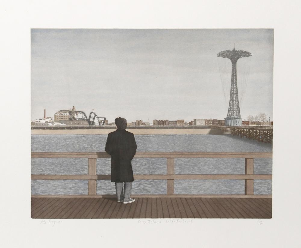 Max Ferguson | CONEY ISLAND - SELF-PORTRAIT (COLOR) | MutualArt