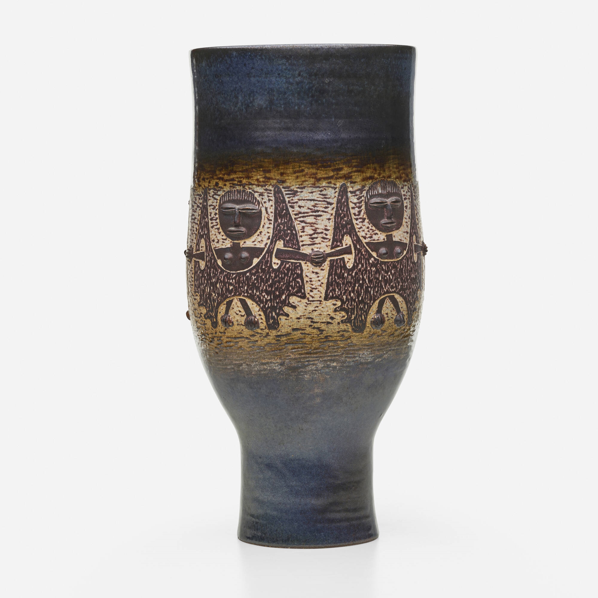 Edwin & Mary Scheier | Early and Tall chalice form (Circa 1960) | MutualArt