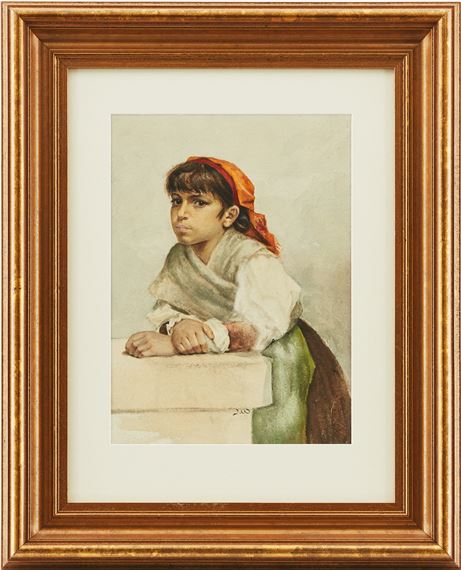 Josef Wilhelm Wallander | Flickporträtt | MutualArt