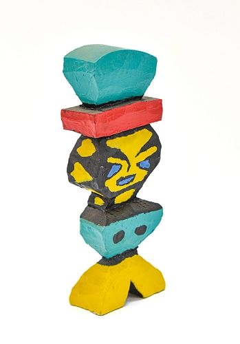 Tom Cramer | TOM CRAMER HAND-CARVED WOOD STANDING FIGURE (Late 1990 ...