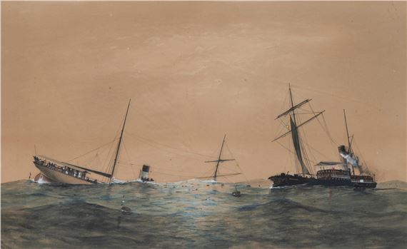 William Forster | The SS Keilawarra and the SS Helen Nicol 1886 (1886 ...