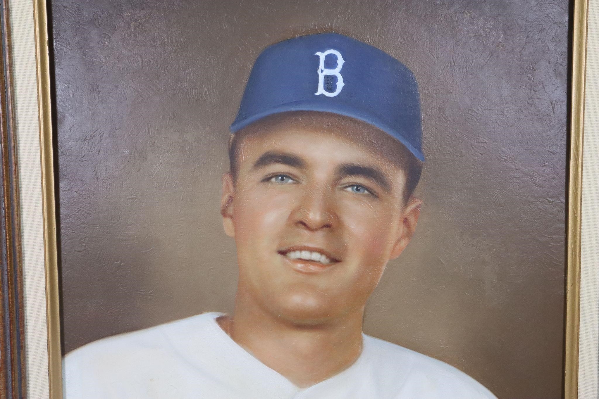 T. Mcdonald | George Pfister Oil on Masonite Portrait Painting (1941 ...