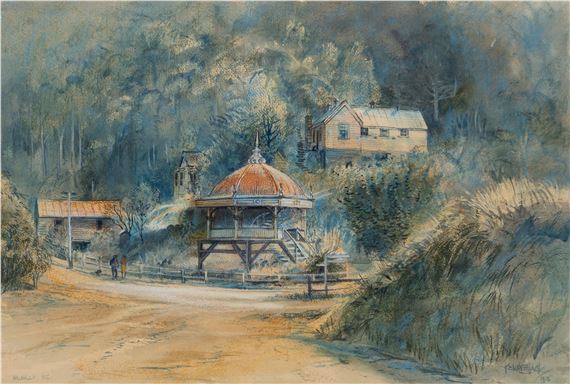 Kenneth Jack | The Bandstand at Walhalla 1976 (1976) | MutualArt