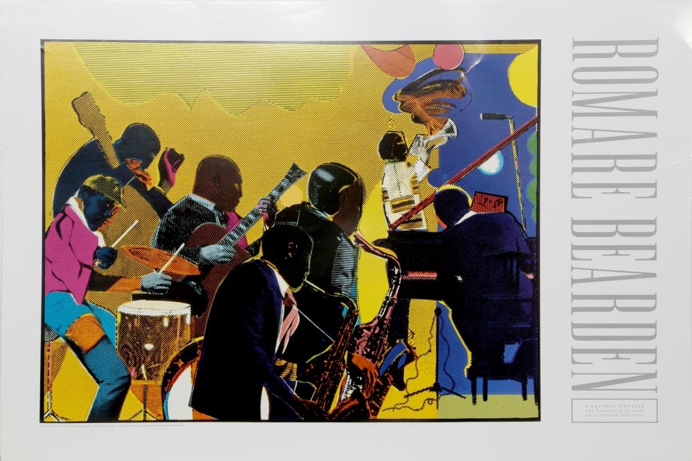 Romare Bearden | Untitled (Caribbean Landscape) (Circa 1980) | MutualArt