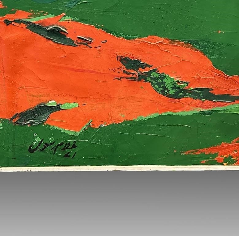 Ghulam Rasul | MODERNIST FOREST LANDSCAPE PAINTING BY RASUL | MutualArt