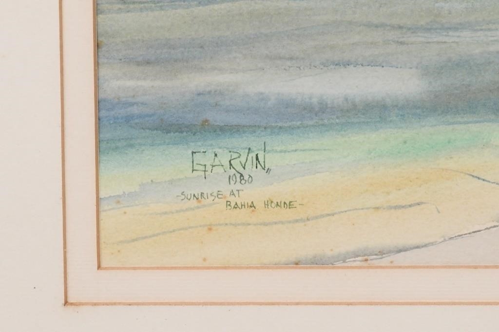 Carol Garvin | CAROL GARVIN FLORIDA BEACH PAINTING (1980) | MutualArt