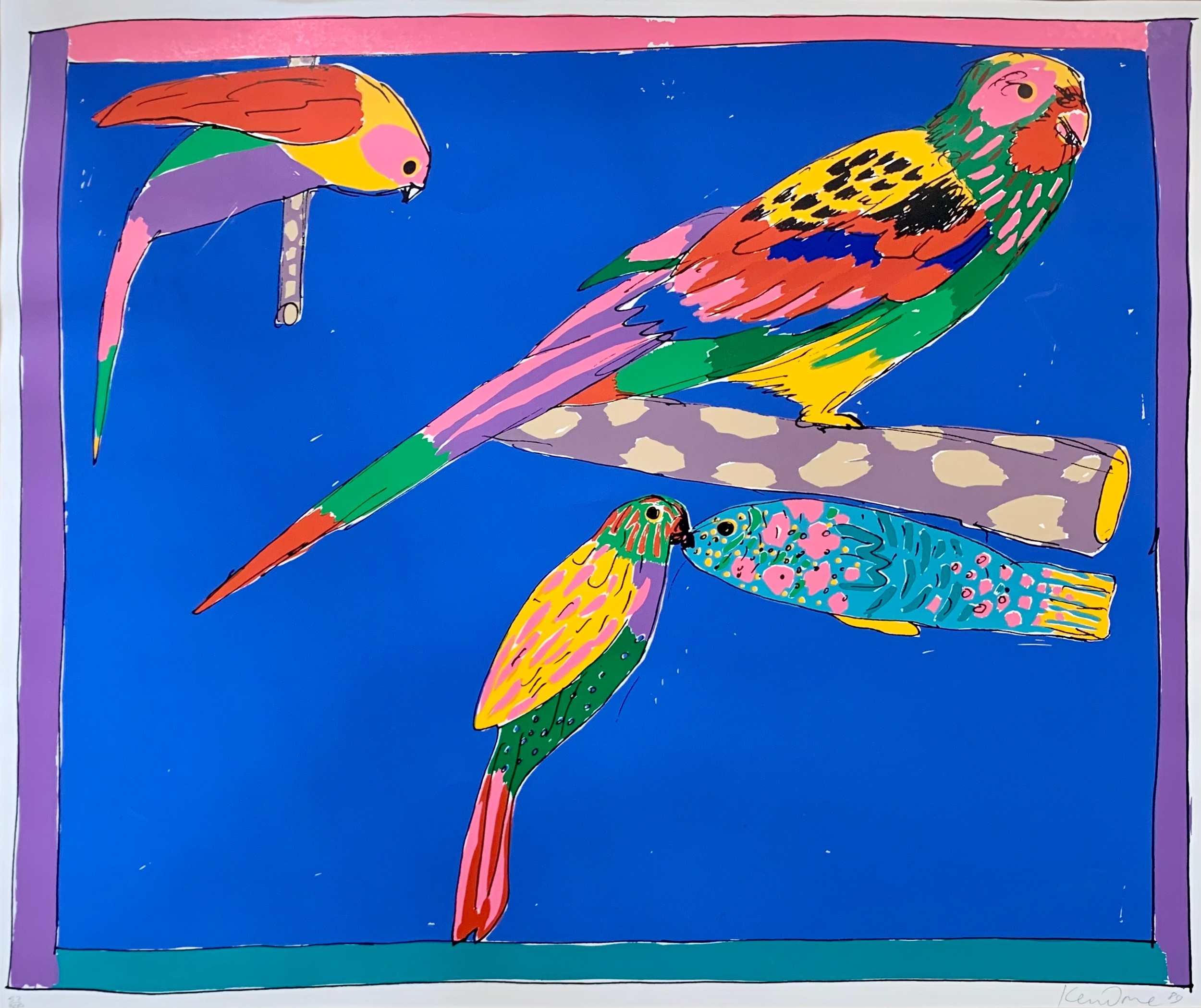 Ken Done | Parrots | MutualArt