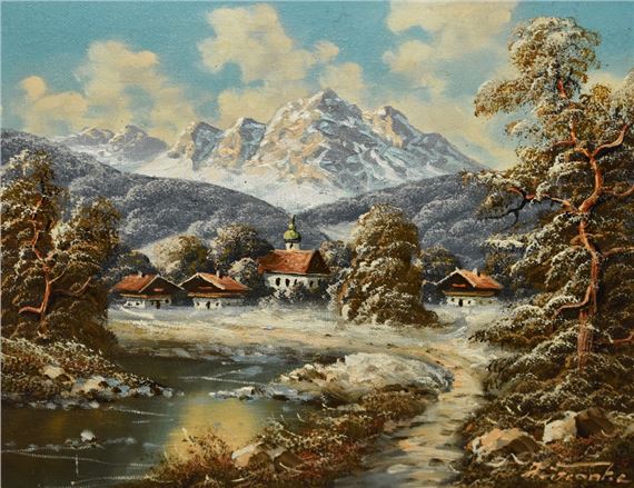 Artur Franke | Four Continental and seasonal landscapes | MutualArt