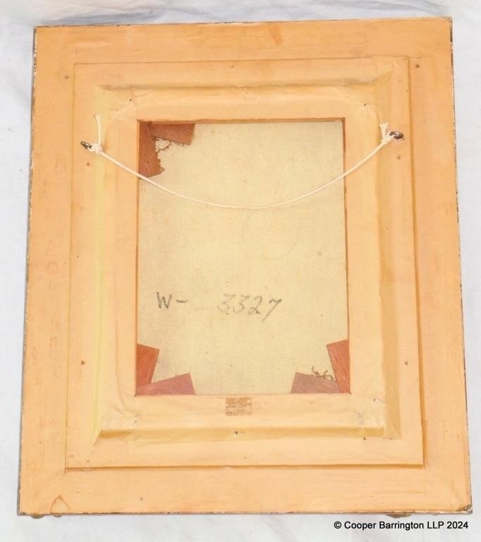 F. Berger | Signed F Berger Mandolin Player Oil Painting | MutualArt