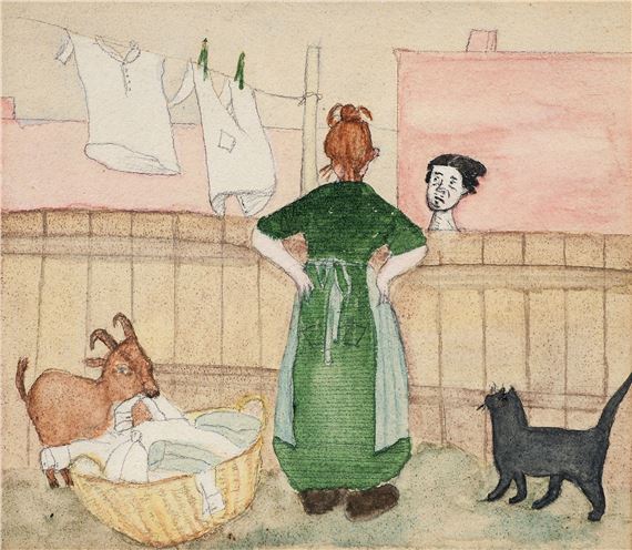 Margaret Pickering | Folk Art by Margaret Pickering 1960s (Circa 1960s ...