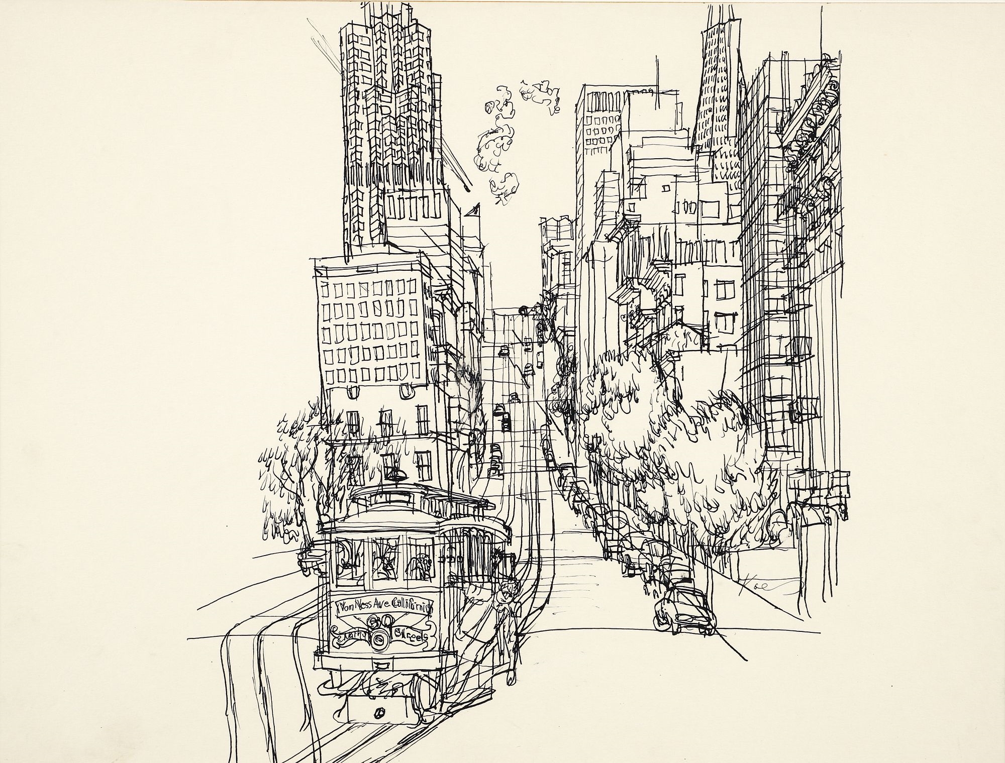 Henry Koerner | Butcher (1984) | MutualArt