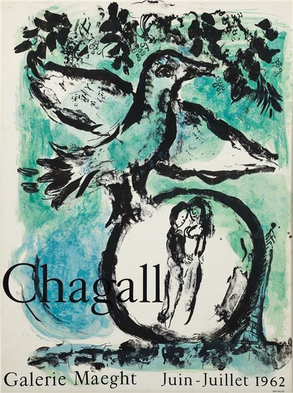 Marc Chagall | The Green Bird (1962) | MutualArt