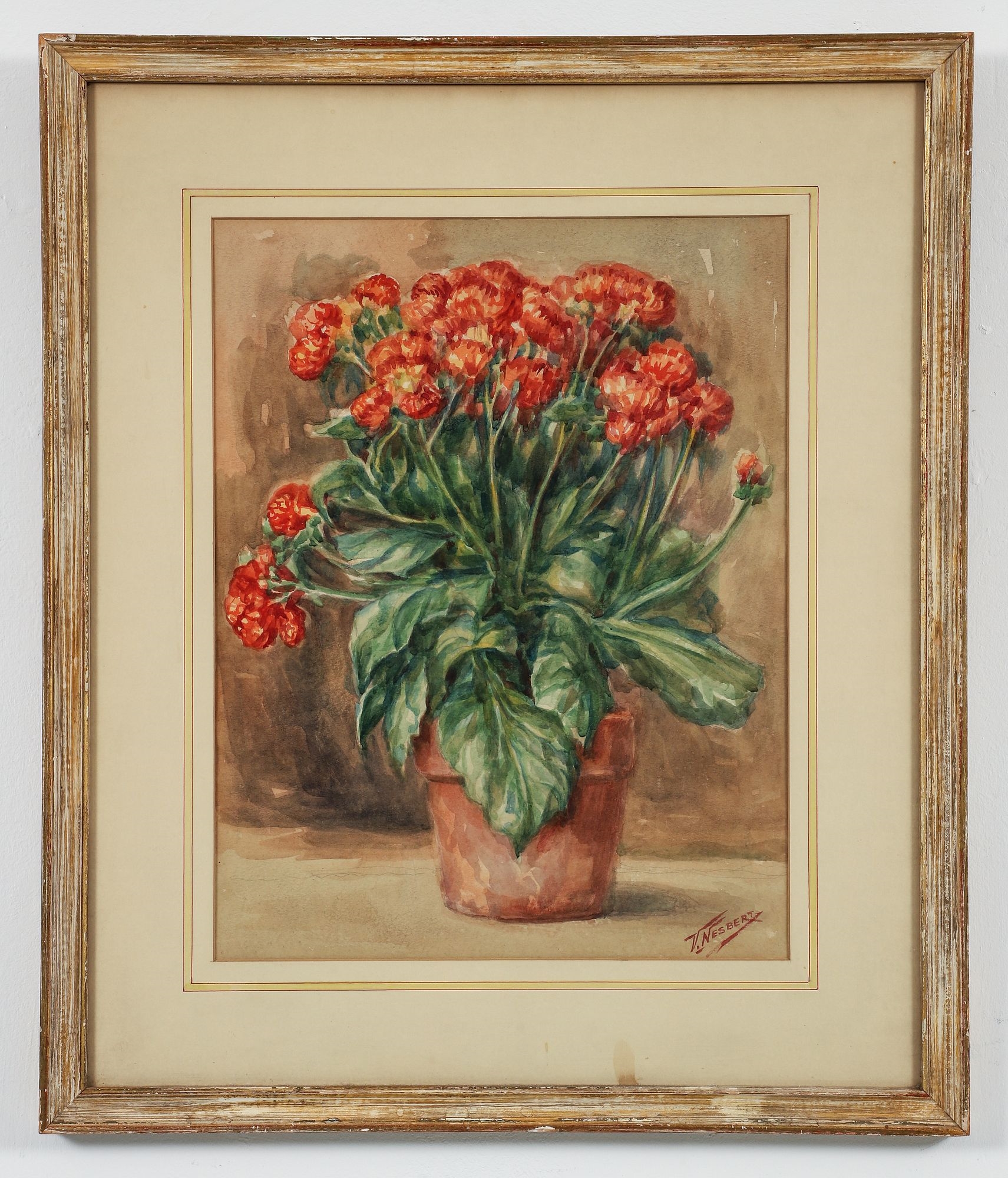 Vincent Nesbert | Still Life with Flowers (Circa 1940s) | MutualArt