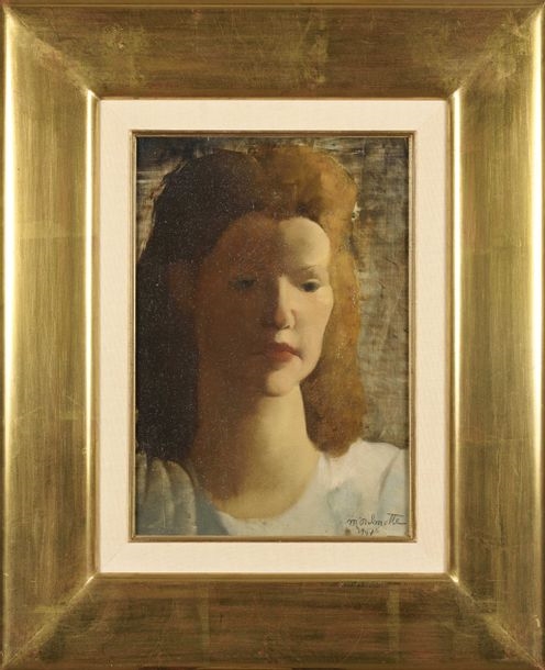 Marcel Delmotte | Portrait de femme, 1941 | MutualArt