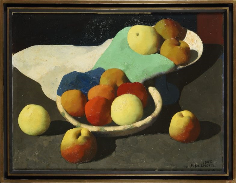 Marcel Delmotte | Still life with apples | MutualArt