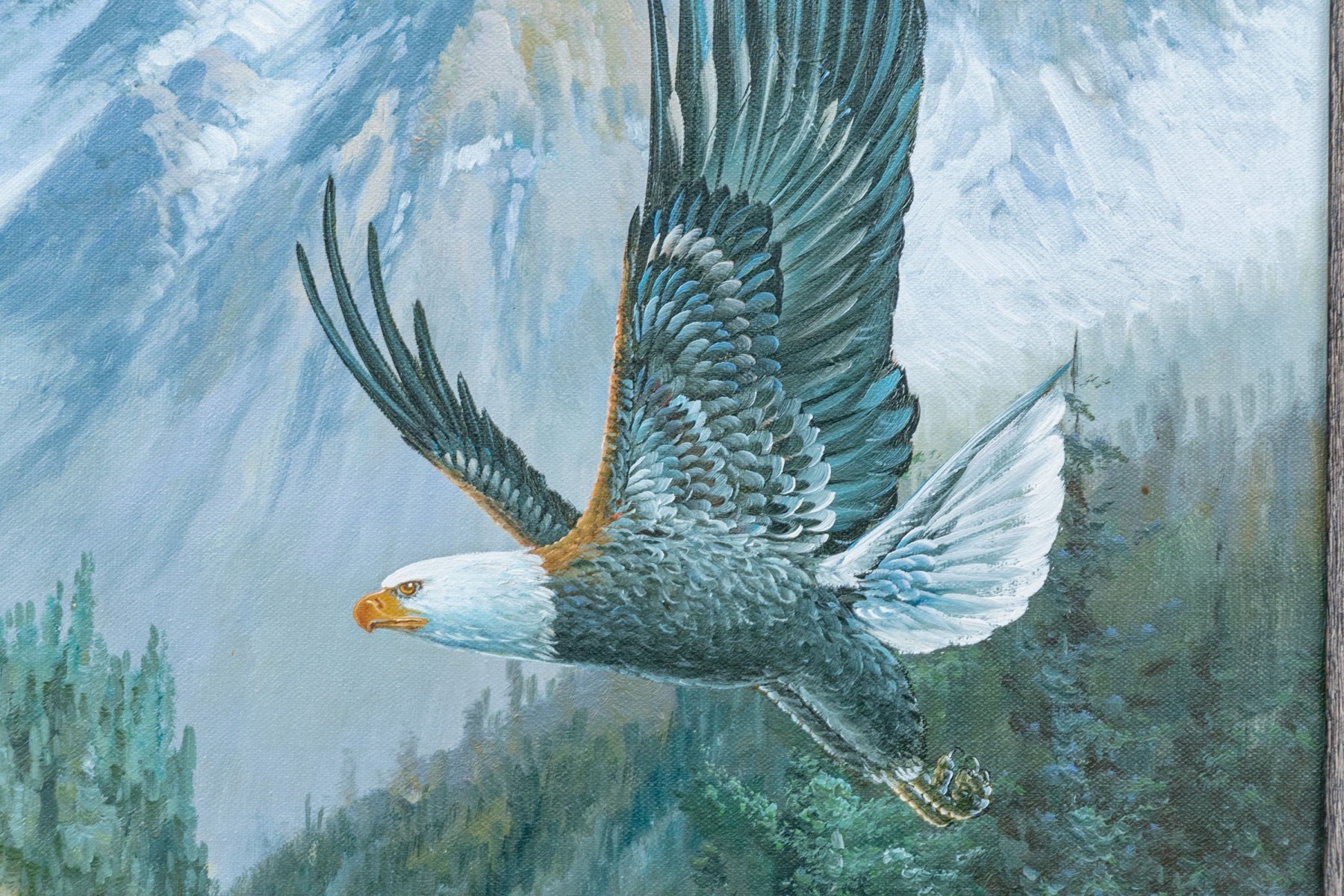 Mark Paul Elliott | Bold Eagle In Flight | MutualArt