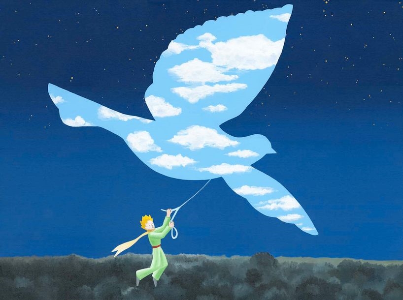 Sokar | le Petit Prince revisite René Magritte, 2023 Œuvre ...