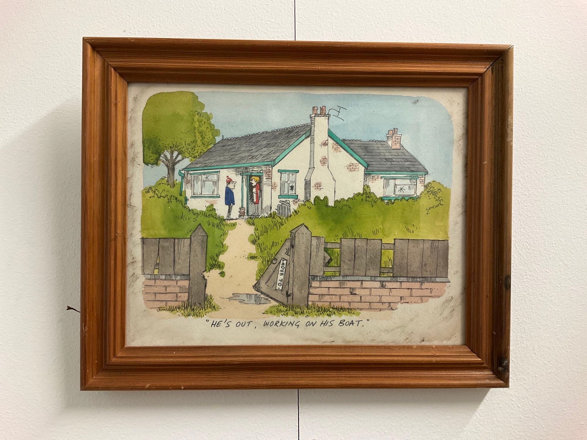 Mike Peyton | He’s out, working on his Boat. | MutualArt