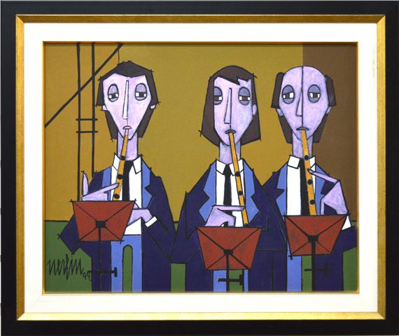 Jean E. Nerfin | 3 Musicians | MutualArt
