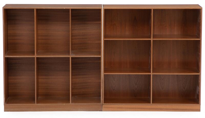 Mogens S. Koch | A pair of solid mahogany bookcases and two plinths ...