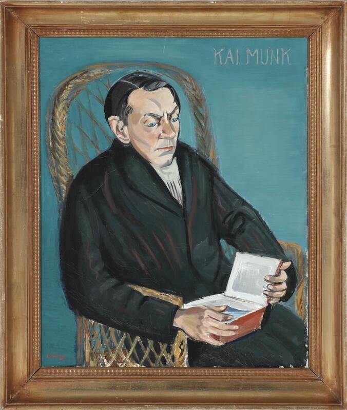 Harald Heiring | Portrait of Kai Munk, 1940 (1940) | MutualArt