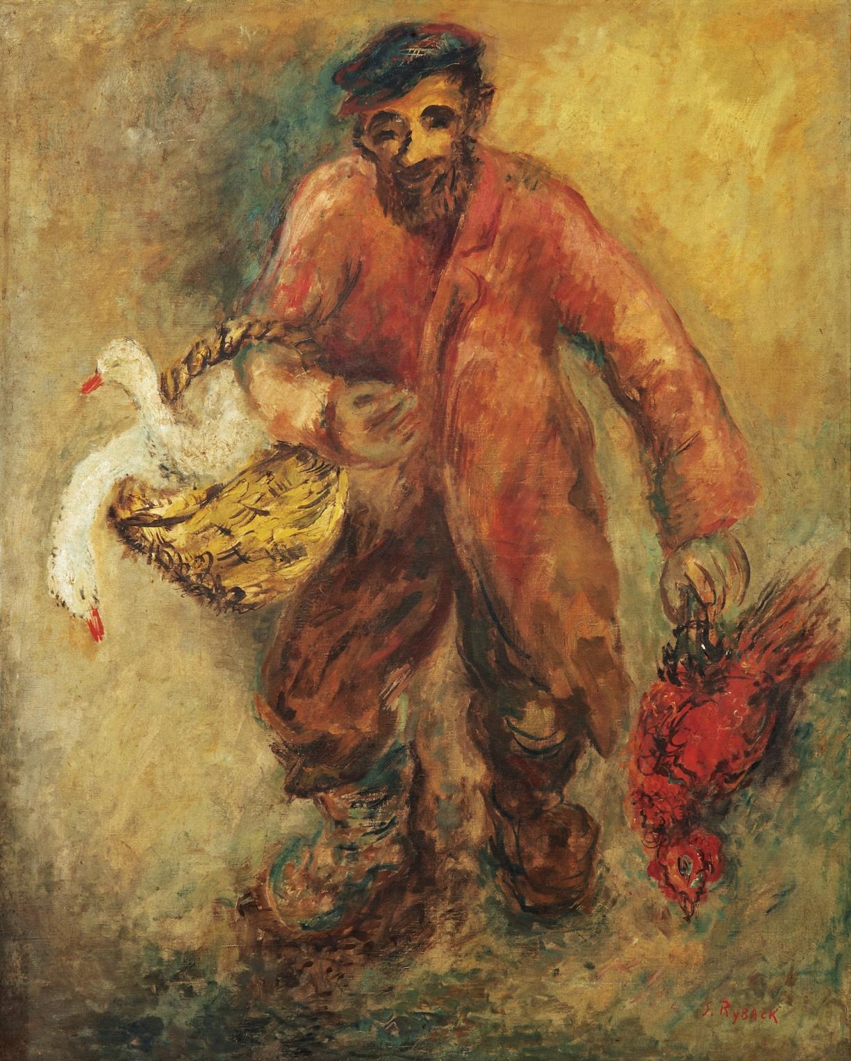 Issachar Ryback | 29 works: Shtetl (1917 - 1923) | MutualArt