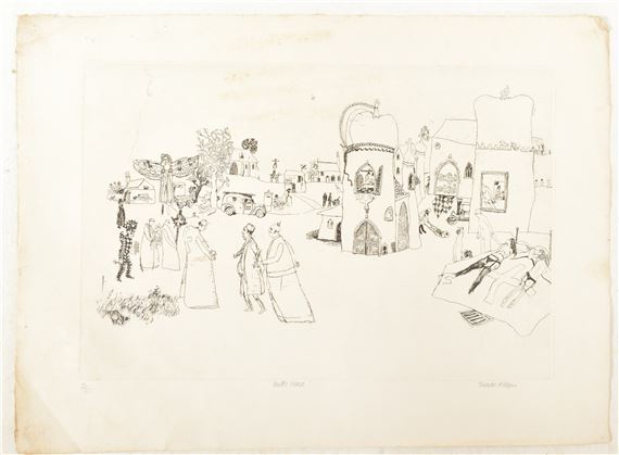 Trevor Allen | TREVOR ALLEN - BATH TIME - 1968 LIMITED EDITION ETCHING ...