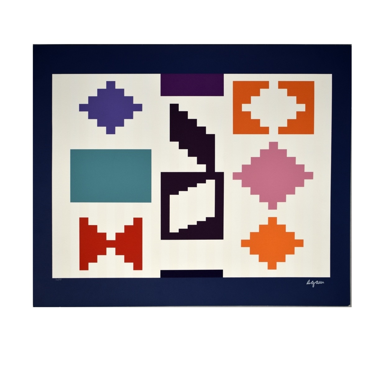 Yaacov Agam | Geometric Patterns | MutualArt