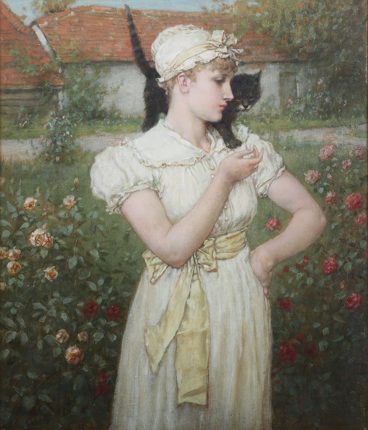 George Henry Boughton | The Swing (1866) | MutualArt