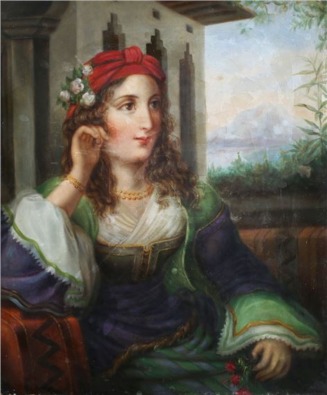 Agapit Stevens | Circle of Agapit Stevens – Portrait of a Young Lady ...
