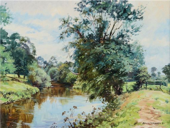 Colin Turner | TREES BY THE RIVER (1981) | MutualArt