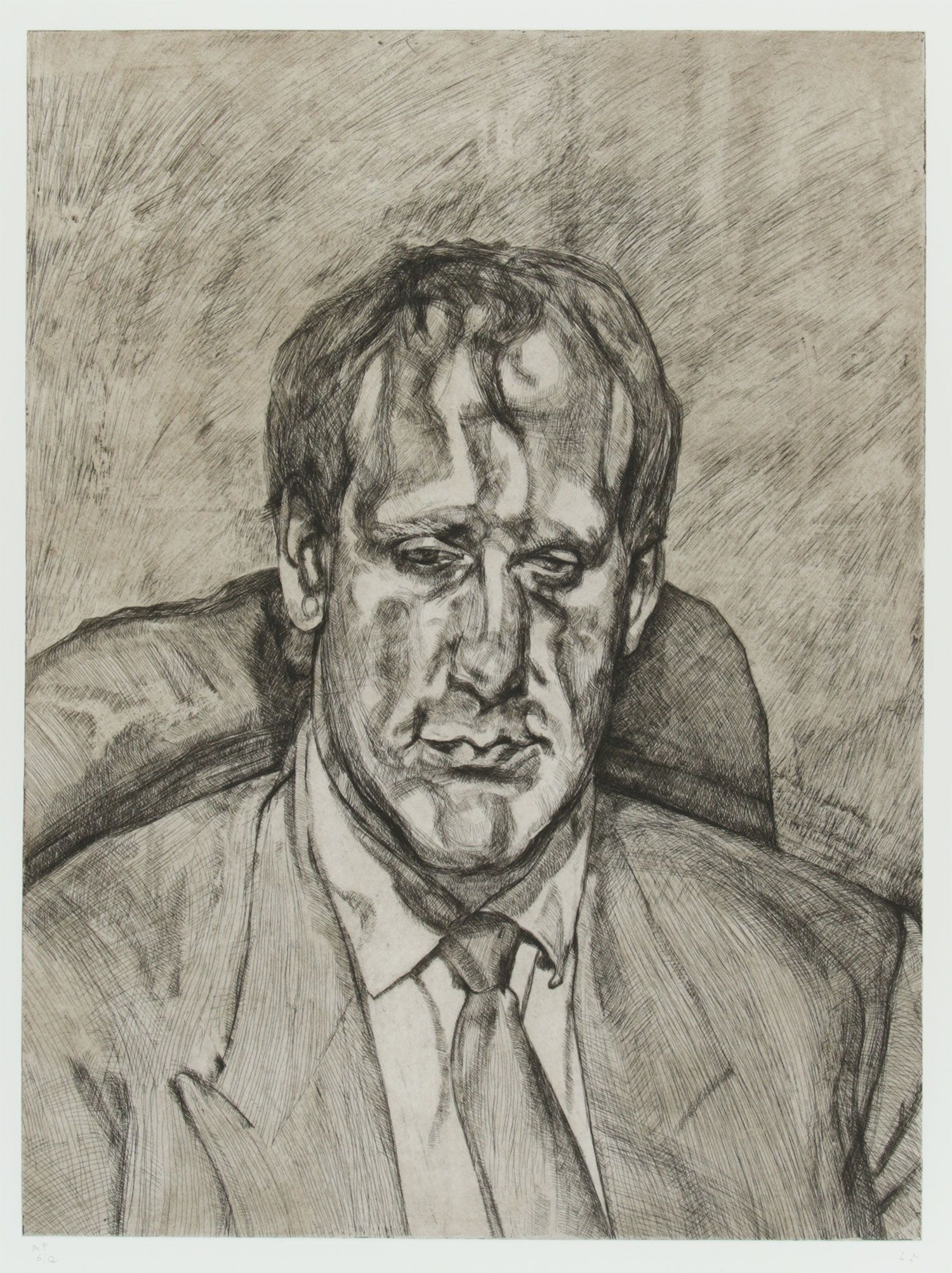 Lucian Freud | The Brigadier (2003 - 2004) | MutualArt
