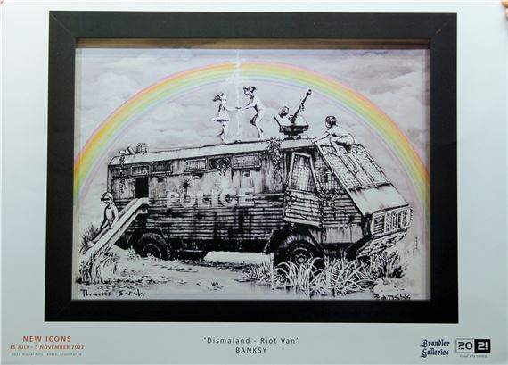 Banksy | Dismaland - Riot Van (2021) | MutualArt